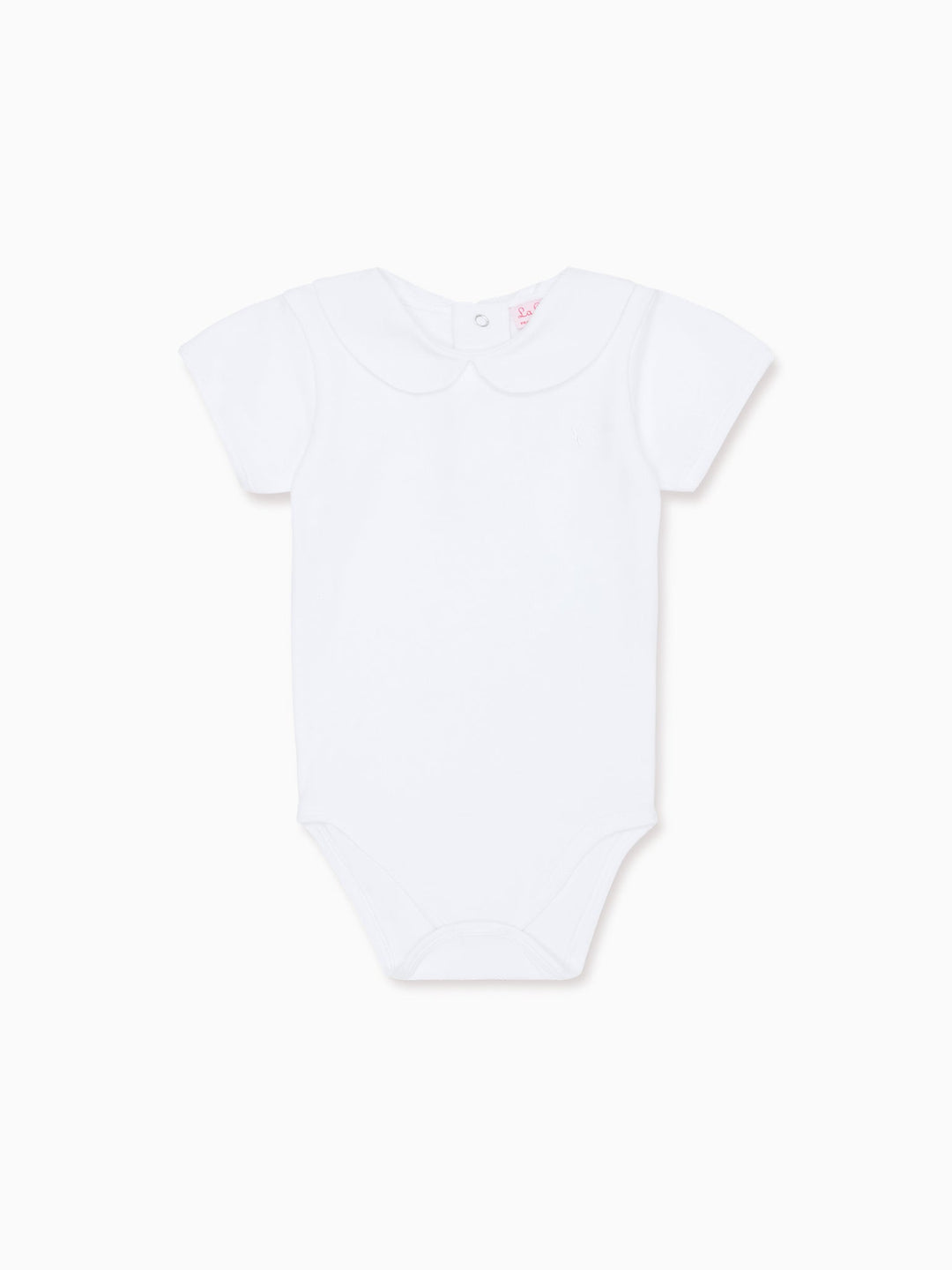 White Perla Baby Body Vest | La Coqueta Kids