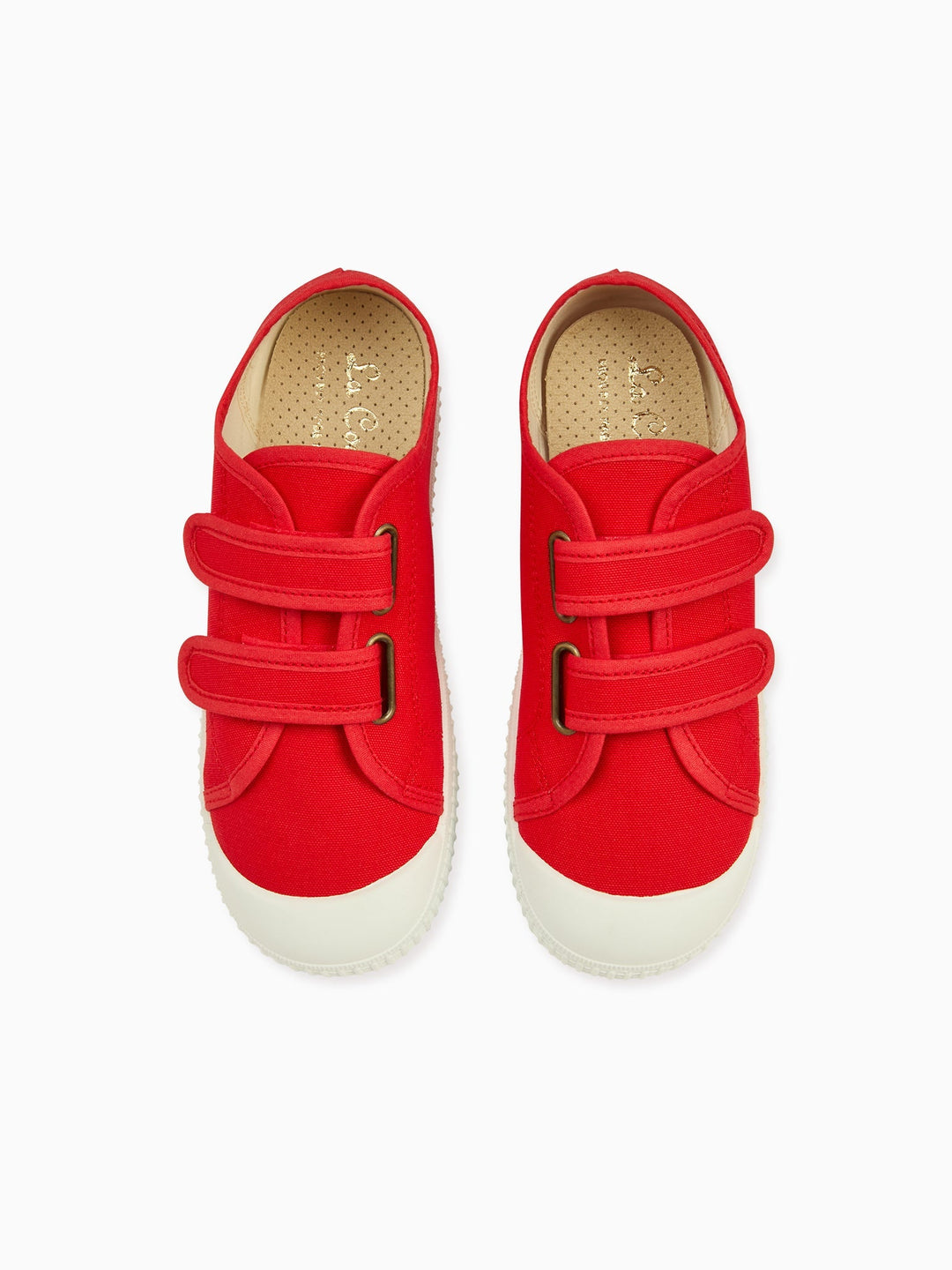 Red Plimsoll Kids Shoes | La Coqueta UK – La Coqueta Kids