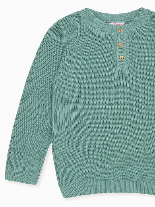 Sage Tristan Cotton Boy Jumper | La Coqueta UK – La Coqueta Kids
