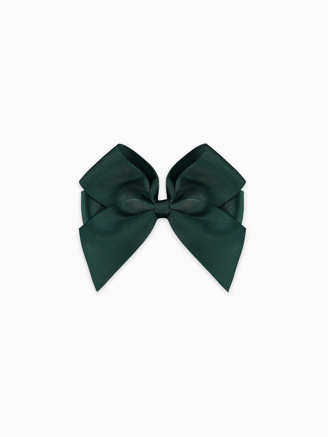 Dark Green Big Bow Girl Clip | La Coqueta Kids US