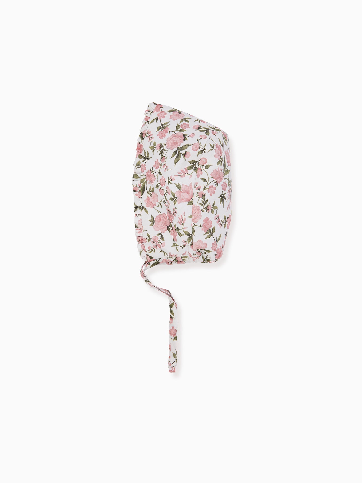 Pink Floral Varela Baby Bonnet – La Coqueta Kids